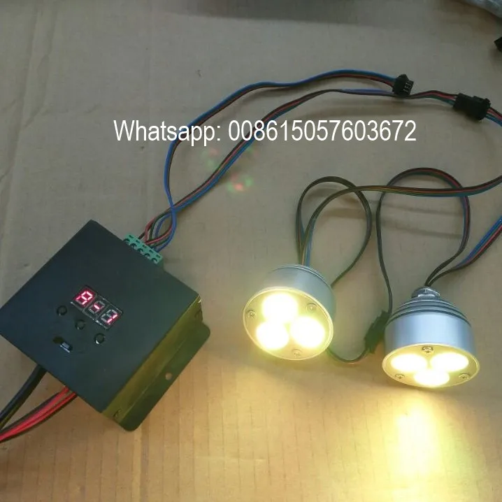 6w Mini 50mm Rgb Led Spotlight 12v/24v Dc 3in1 Rgb Led Light Dmx ...