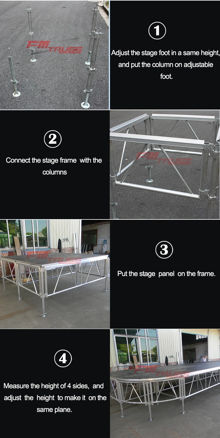 Aluminium Alloy Assembled Stage, Wedding Stage Truss Platforms| Alibaba.com