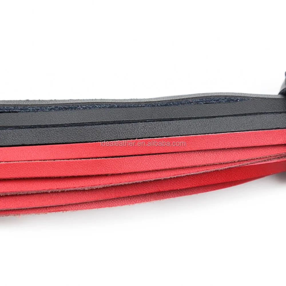 Factory Price Cowhide Floggers Male Sex Bondage Leather Whip Sex Toys ...