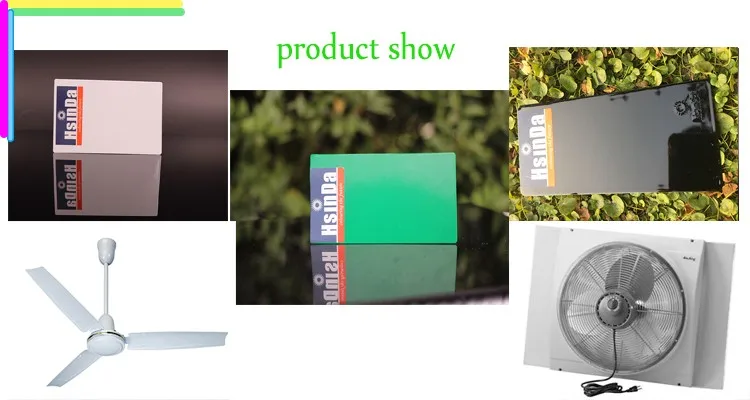 Hsinda Epoxy Polyester Coating Fans - High Gloss Powder