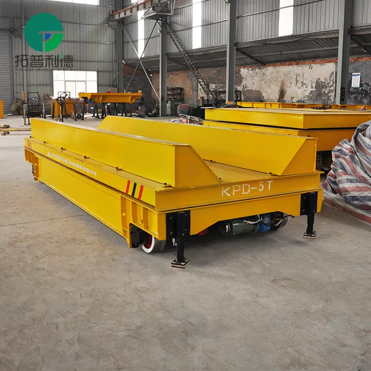Motorized Rail Transport Trolley for Billet Factory - 10T