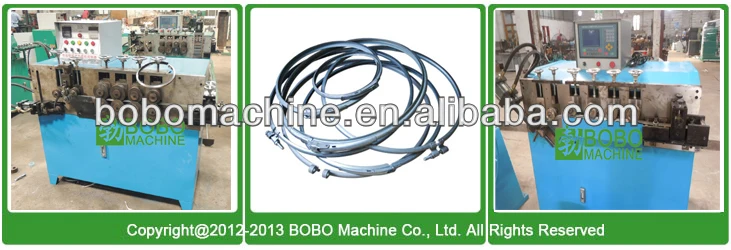 DRUM LOCKING RING and BARREL HOOP FORMING MACHINE by BOBO