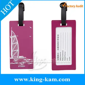 Silicone Rubber Name Tag For Travel Suitcase - Buy Rubber Name Tag ...