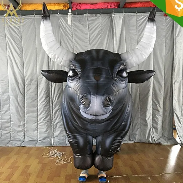 Bullfighting Inflatable Bull Costume - Buy Parade Adult Bull Costume ...