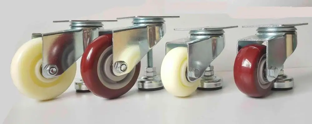 3 Inch Adjustable Heavy Duty Caster Wheels with Self Leveling