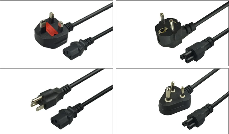 SIPU High Cost-Effective Ac Cable 220v European Extension Cord Power