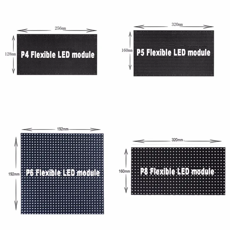 P5 Led Panel 320mm*160mm Flexible Led Display Panels For Flexible Media ...