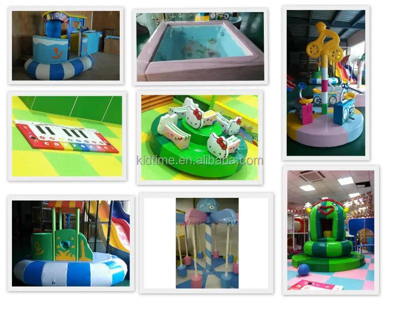 Indoor Soft Toddler Merry Go Round - Safe & Fun Play