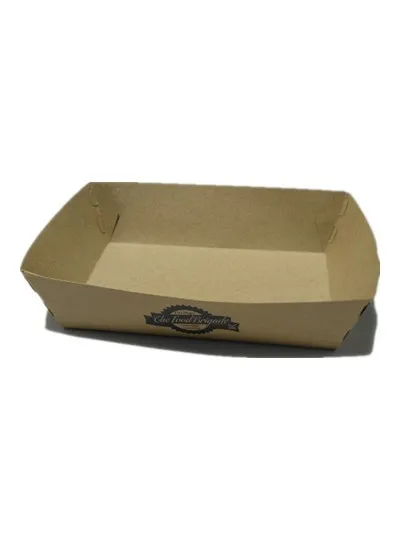 Kraft Paper Tray For Burgers & Foods - Buy Burger Paper Tray,Kraft ...