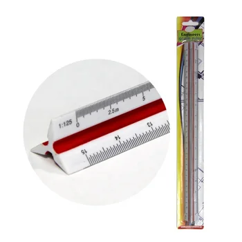 Plastic Scale Ruler 30cm Triangular Architect - Buy Plastic Scale Ruler ...