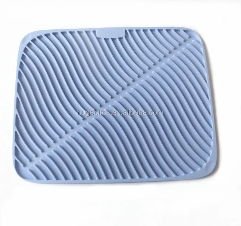 Custom Kitchen Drainer Washing Dishes Dry Rack Mats Sinks Protector Pad ...