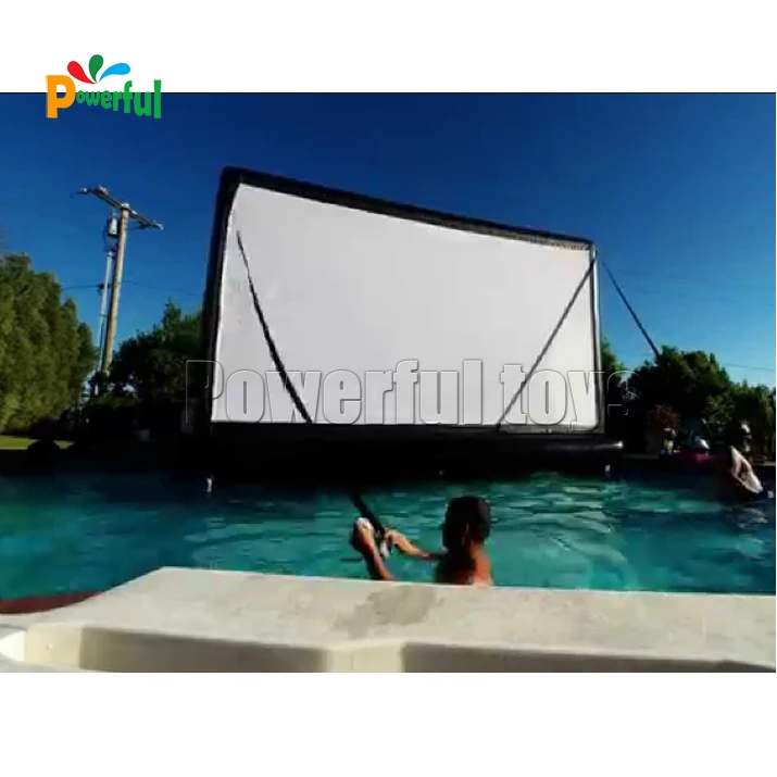 Outdoor Inflatable Floating Water Movie Screen For Swimming Pool - Buy ...