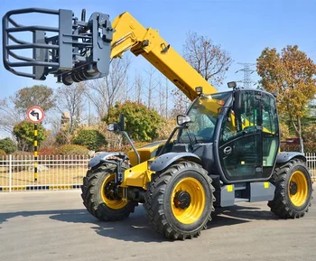 3 Ton 6 M 4x4 Full Wheel Crab Steering Telescopic Boom Forklift Loader ...