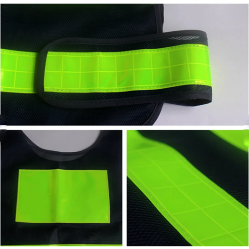 Fluorescent Yellow High Vis Reflective Tactical Sash Vest Flame ...