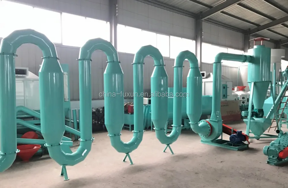 Sawdust Cyclone Dryer/hot Air Wood Drying For Woodworking Processing ...