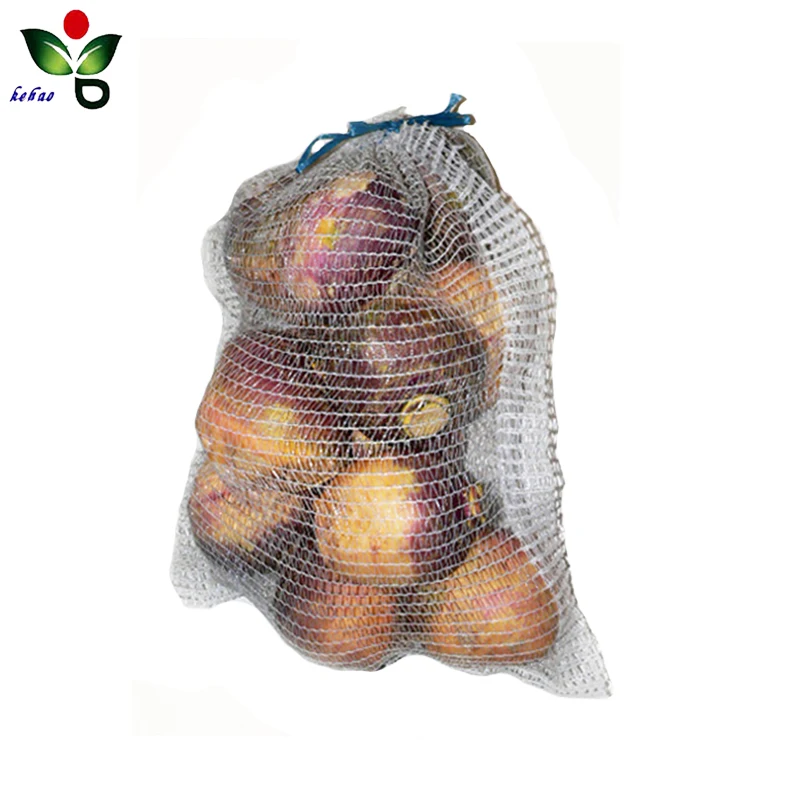 PE Knitted Plastic Raschel Mesh Bag Roll for Packaging