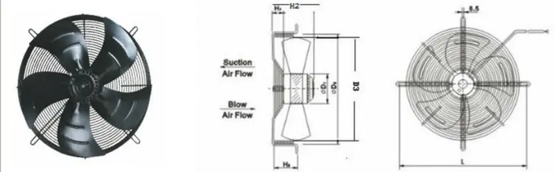 Axial Fan Motor in Air - High Efficiency & Reliable Performance