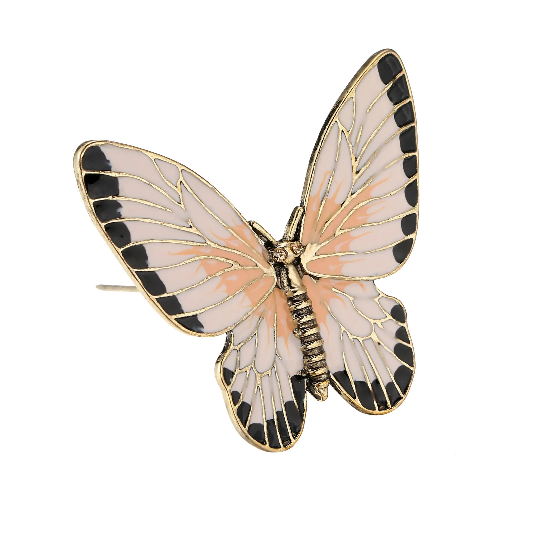 Custom Butterfly Cluth Metal Enamel Lapel Pin Badge For Decoration ...