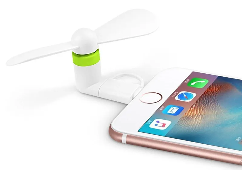 Custom Logo 2 In 1 Mobil Phone Cooling Fan Cell Phone Fan Mini Usb Fan ...
