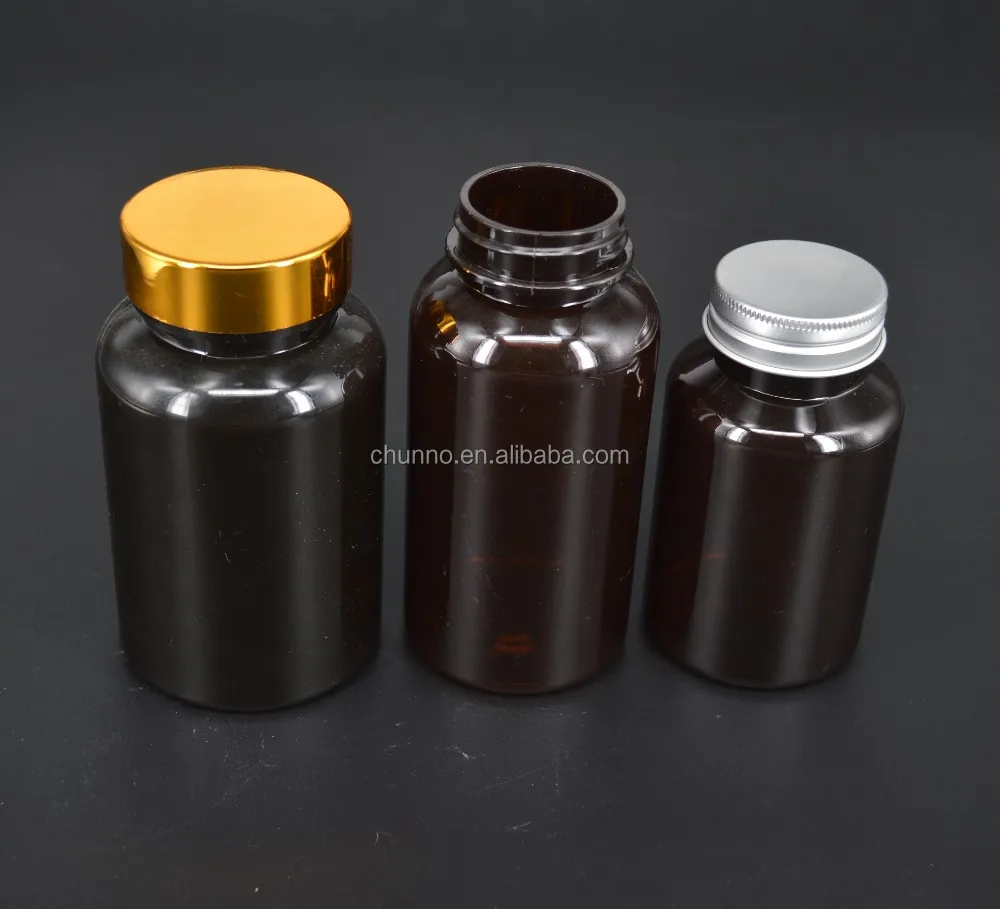 120cc 150cc 200cc Amber Green Pet Plastic Cylinder Medical Pill Healthcare Capsule Bottles - Buy ...