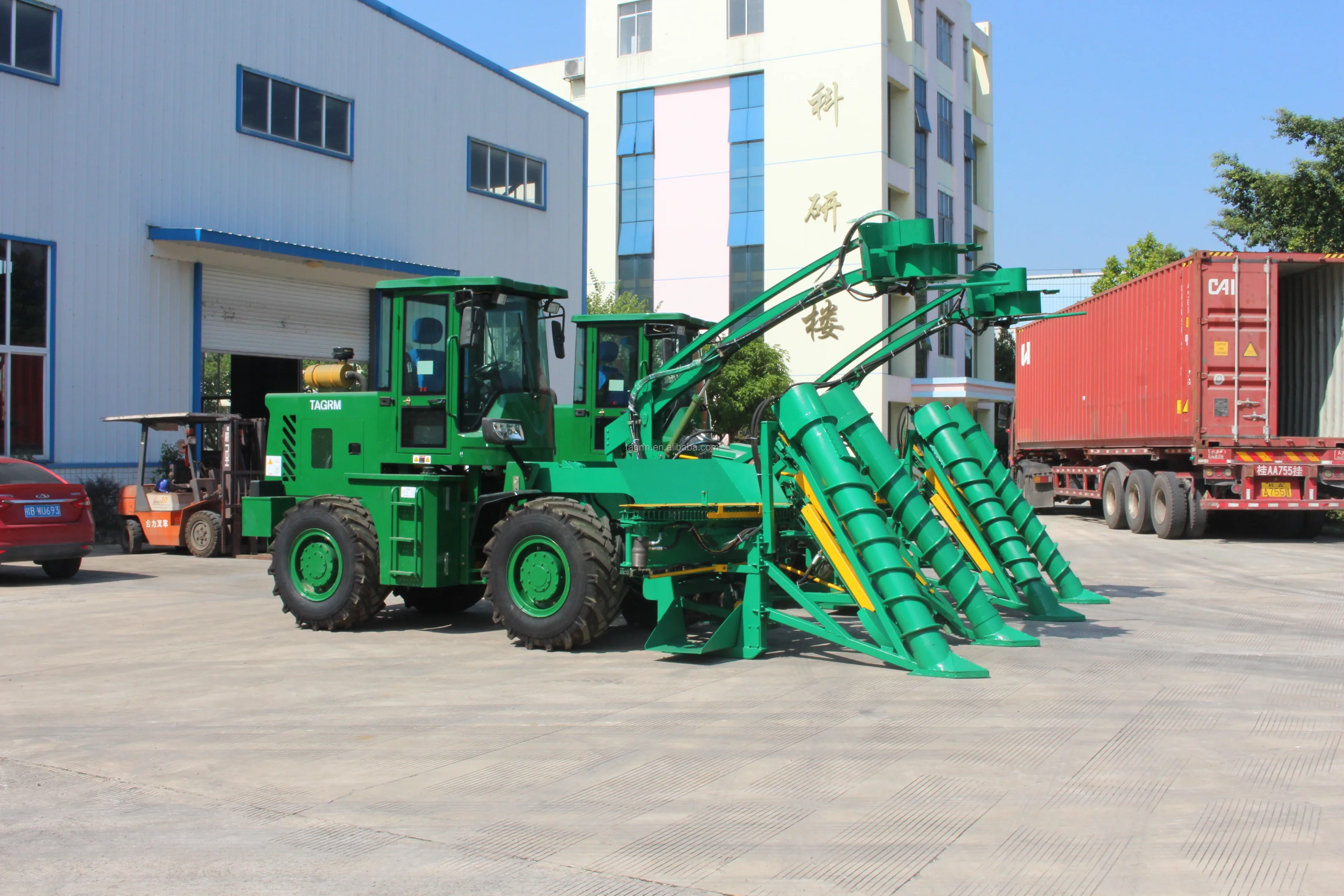 Modern Agriculture Sugar Cane Cutting Machine/mini Sugarcane Harvester ...