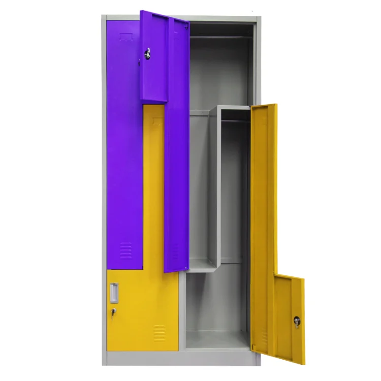 Hot Sale Single Door L Shape Changing Room School Gym Locker Steel Z ...