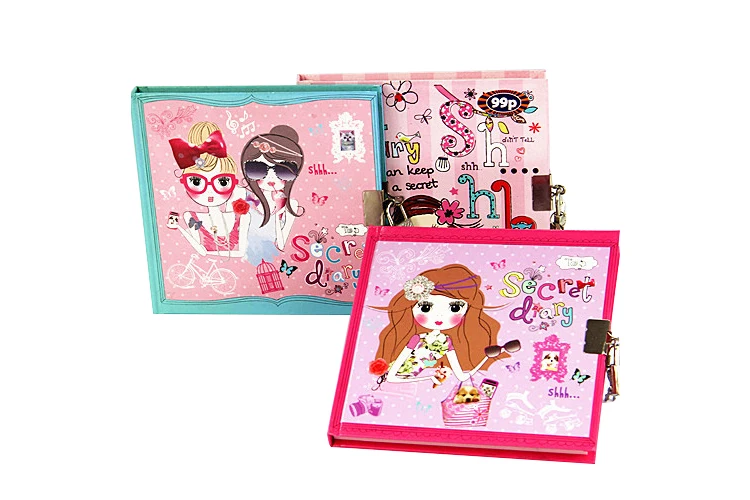 2018 Fancy Diaries Custom Girl My Beauty Diary Book With Lock And Key ...