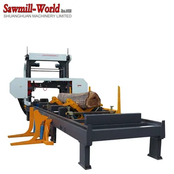 Automatic Band Saw Sawmill With Hydraulic Log Clamp - Buy Horizontal ...