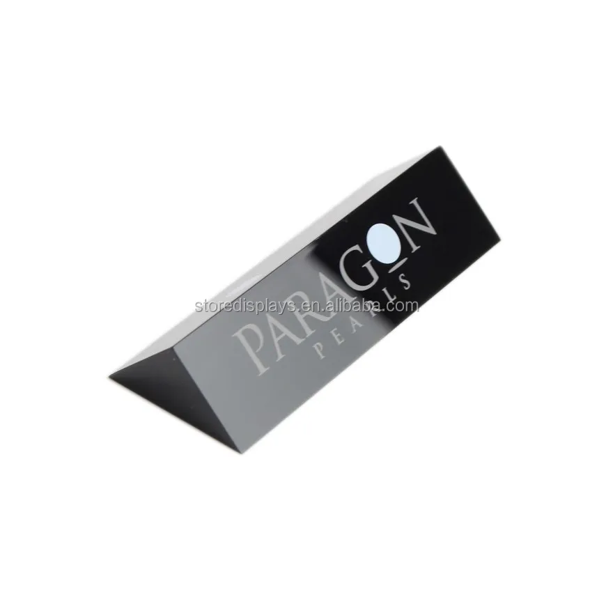Custom Wholesale Engraved Triangle Pyramid Blank Frosted Plexiglass ...