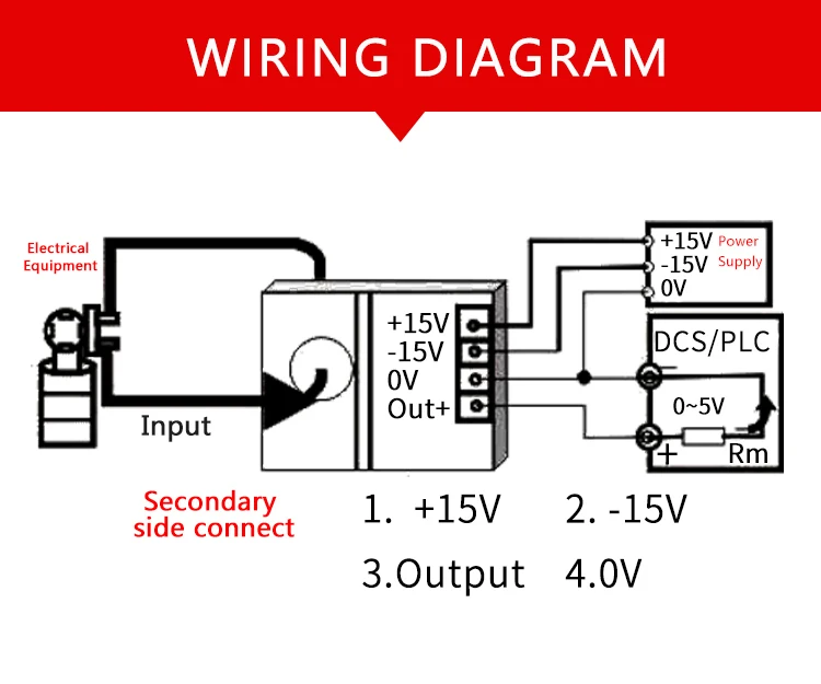 Plc Dsc Industry Ac 0-1000a Input 0-10v Output 24vdc Hall Effect ...