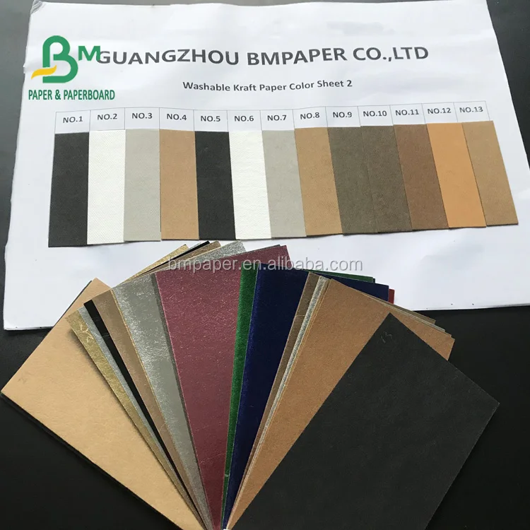 Waterproof Tear Resistant Biodegradable 0.3mm 0.55mm Washable Kraft ...