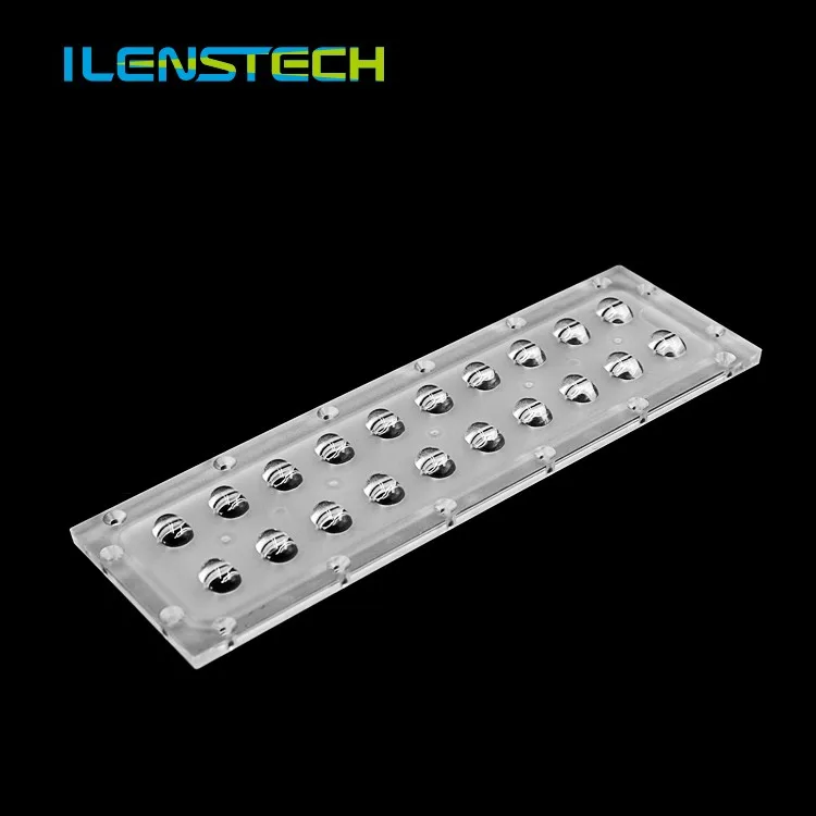 LED Optical Lens - 250mm Plastic Streetlight Lens 3030 3535