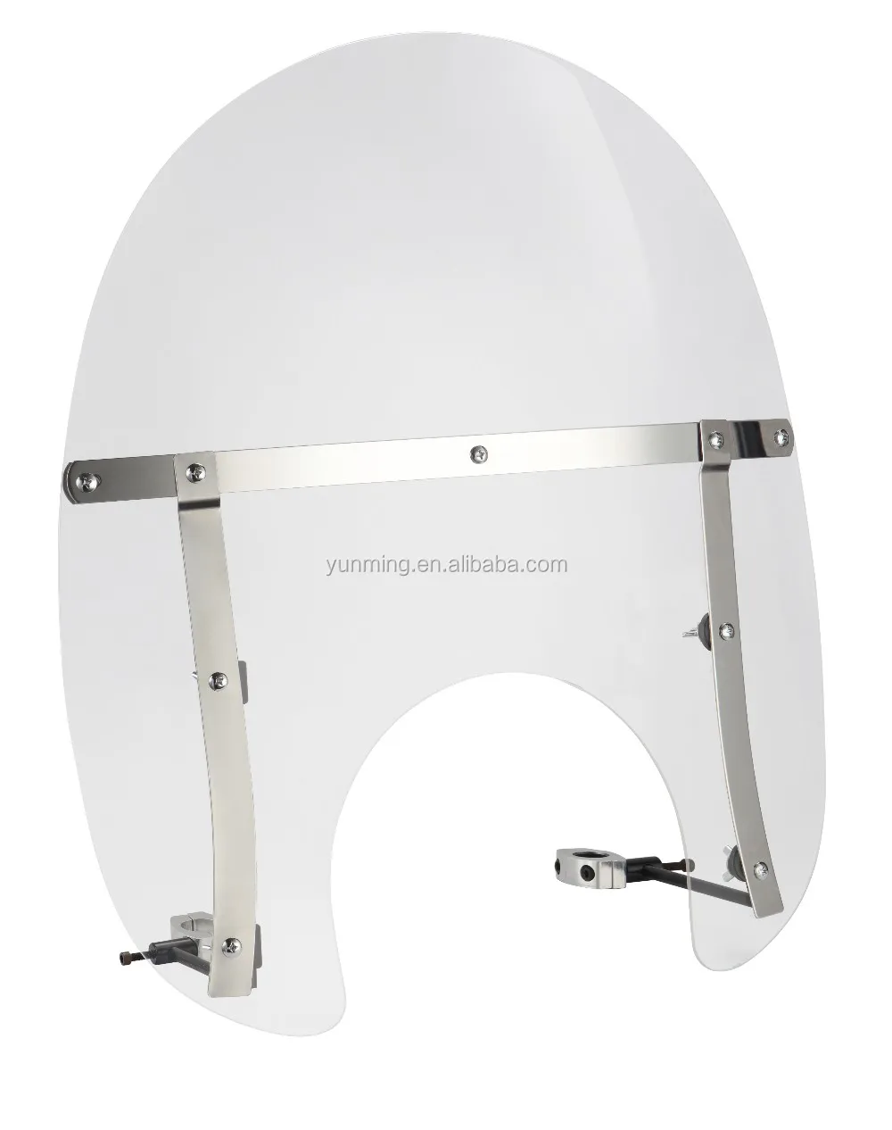 Motorcycle Front Windshield - Transparent OEM Quality