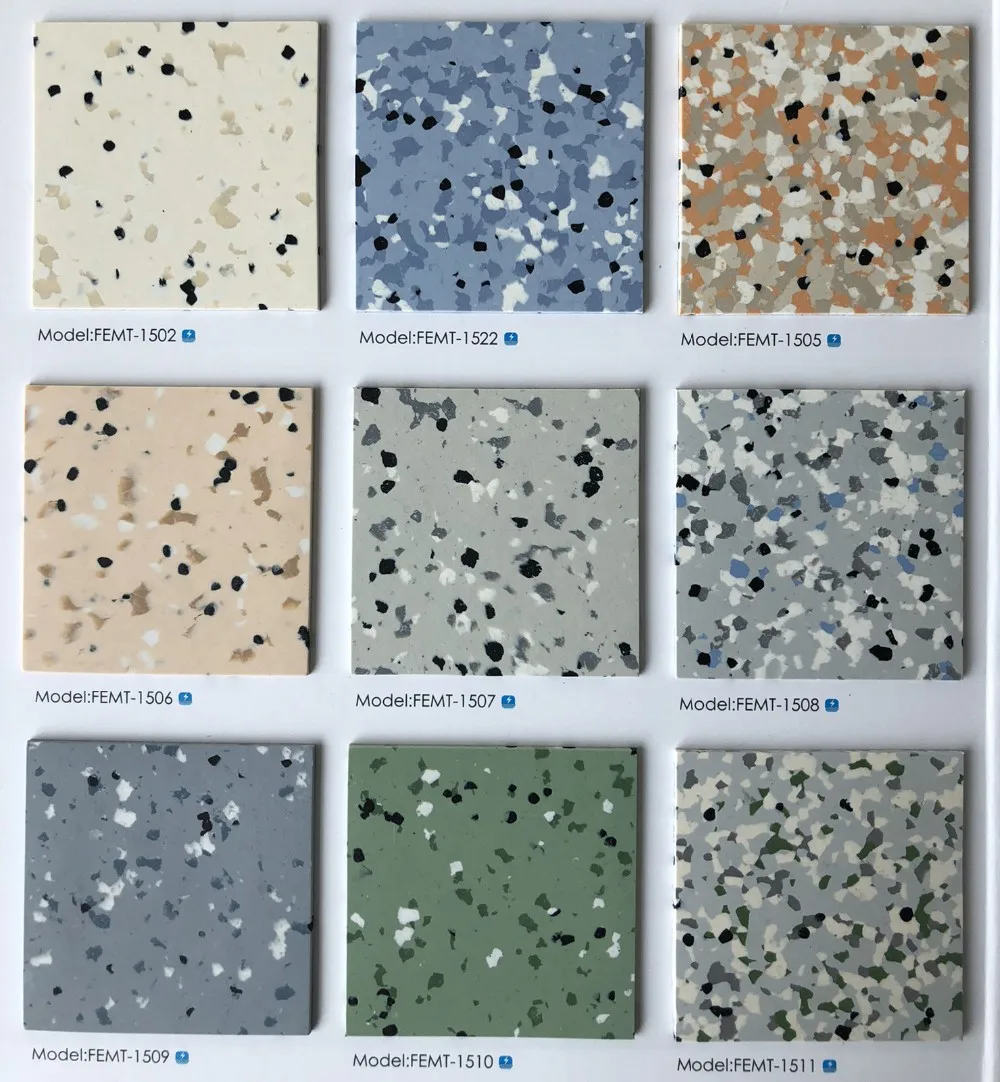 Professional Conductive Anti-Static Vinyl ESD PVC Floor Tiles Mat