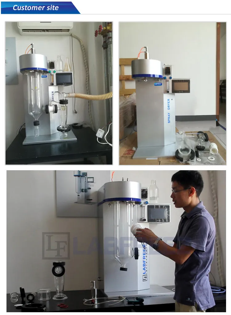Laboratory Mini Spray Dryer, Bench-top Small Spray Drying Machine Price ...