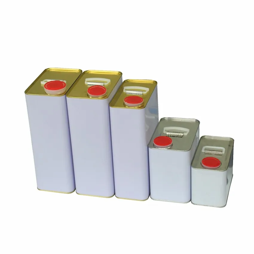 5 Liter Square Paint Mental Tin Can For Glue,Latex. - Buy 5 Liter Paint ...
