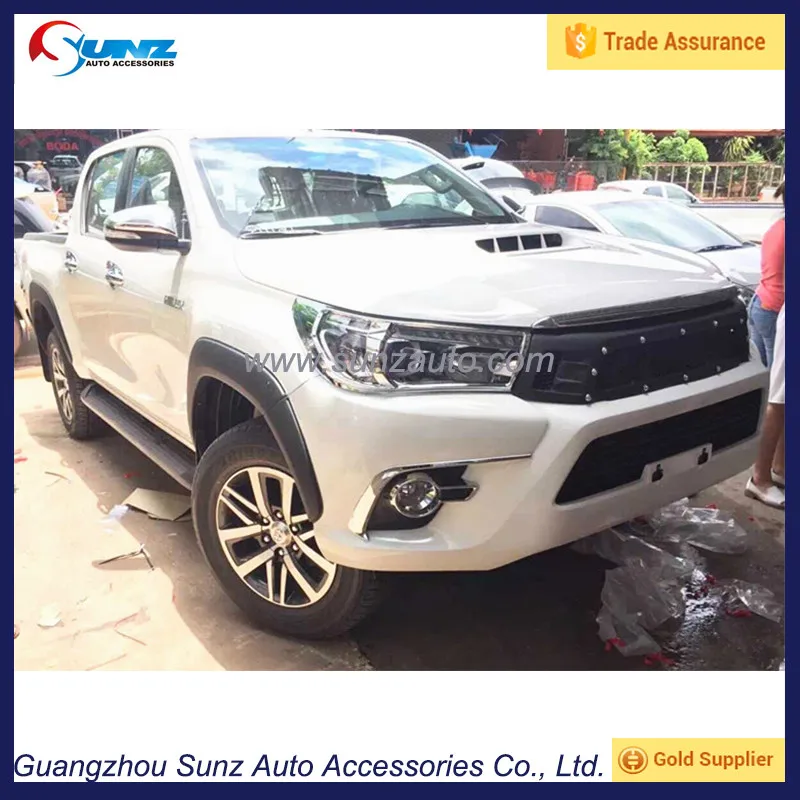 Car Garnish Complete Full Kits For Toyota Hilux Revo 2016 2017 Abs ...