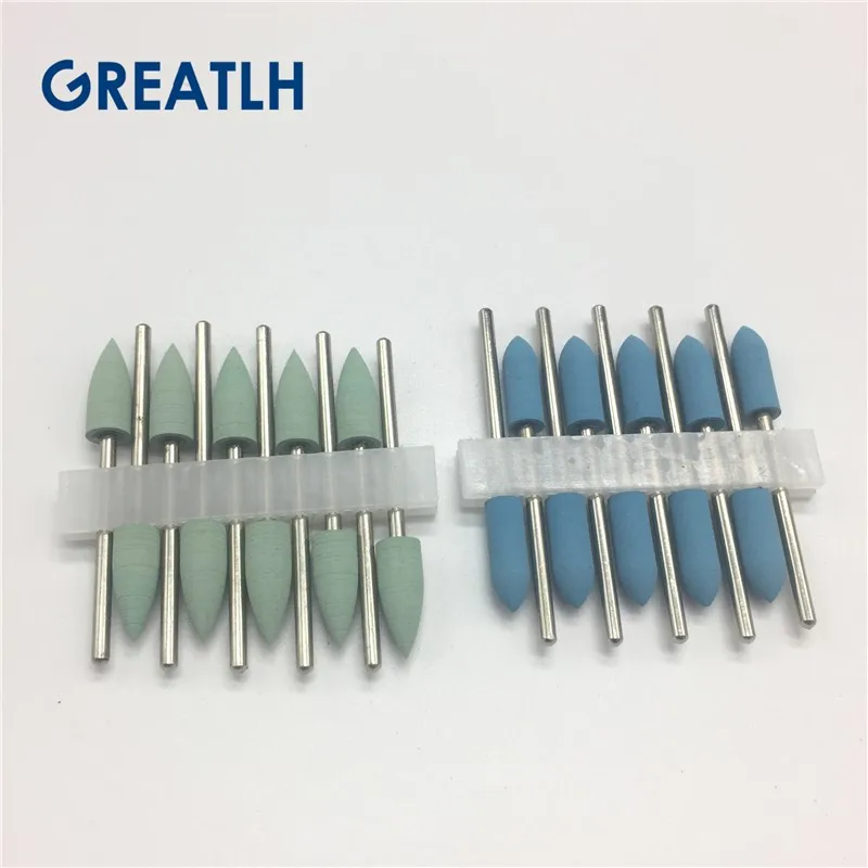Dental Diamond Burs - Premium Composite Silicone Rubber Polishing Bur