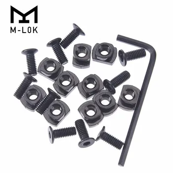 10 Pack M-lok Screw And Nut Replacement Set For Mlok Handguard Rail ...