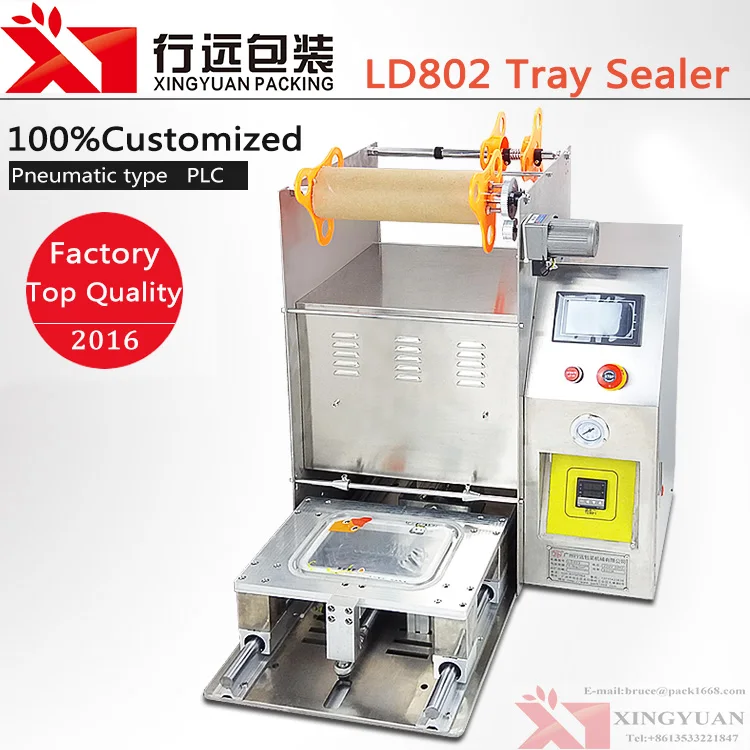 Table Top Automatic Double Tray Sealer Machine/plastic Tray Sealing ...
