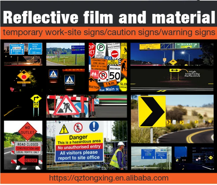 HIP Reflective Sticker for Traffic Signs - Durable & Printable