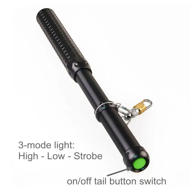 Rechargeable Telescopic Extendable Led Self Defense Police Security ...