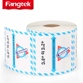 Time And Temperature Sensitive Label Adhesive Warning Caution Stickers ...