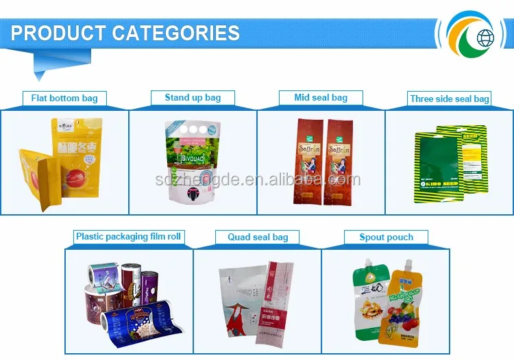 CPP OPP Material Food Grade Cone Shape Lettuce Packaging Bags with Printing