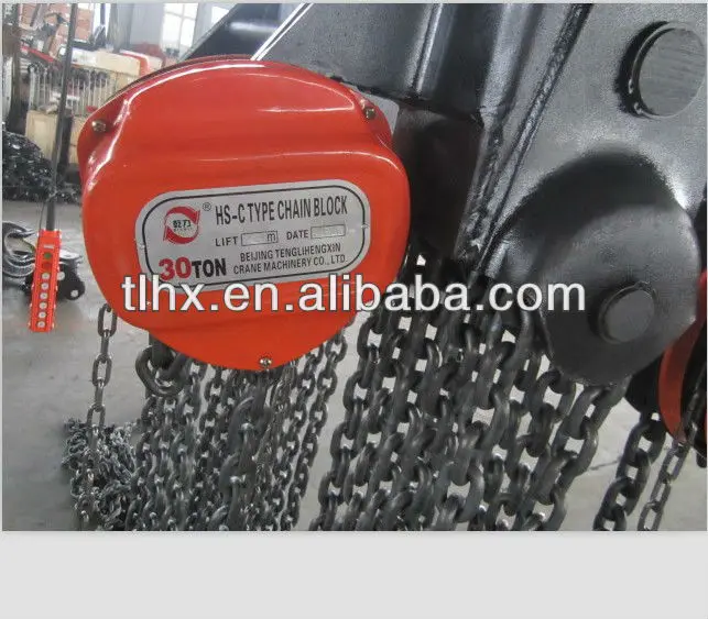 30 Ton HS-C Manual Hoist - QIANLI Chain Block for Lifting