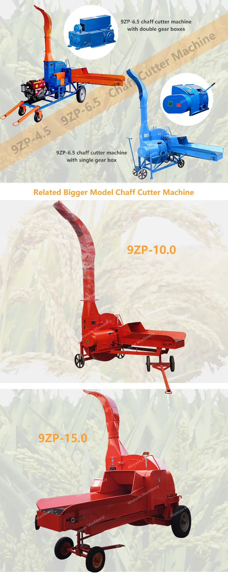 Tractor Mounted Straw Chopper - High Productivity Chaff Cutter