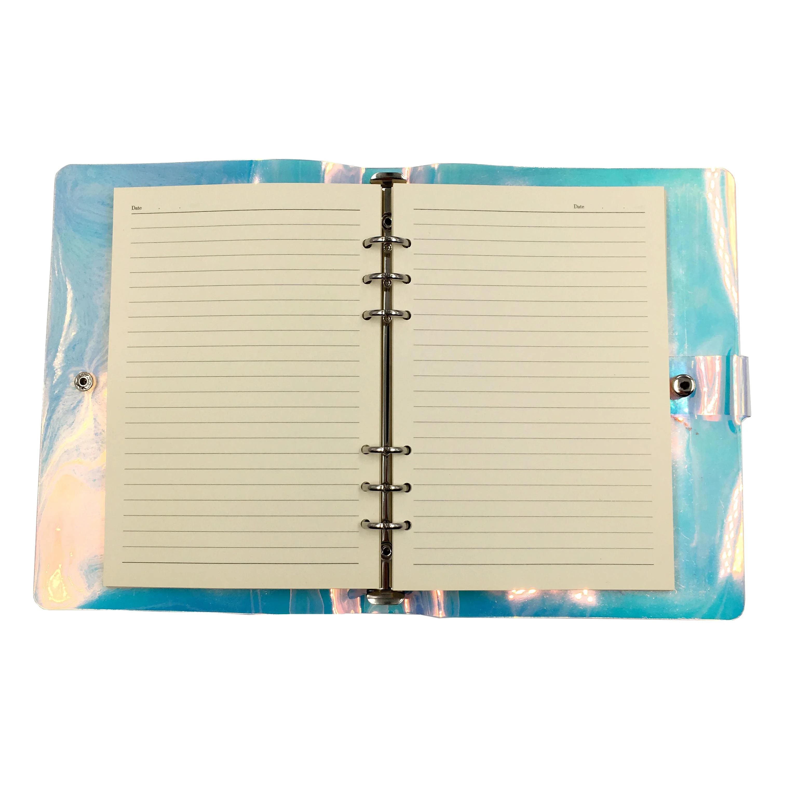 A4 Binder Hologram Pvc Allochroic Cover Loose-leaf Notebook With ...