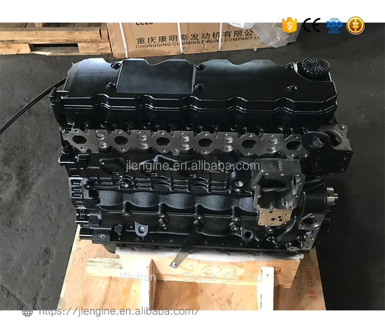 Factory Supply 6.7l Base Engine Qsb 6.7 Diesel Engine Long Block Qsb6.7 ...