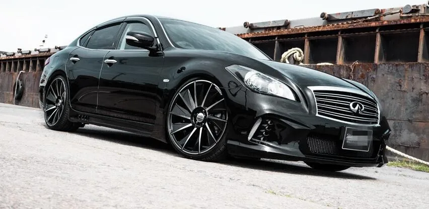 IFNT Q70 WD Style Body Kit - Front Bumper & Muffler Tips