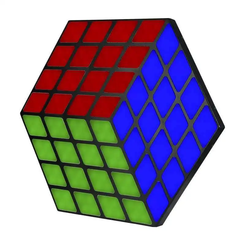 Rubik's Cube Plate Lamp - RGB 3in1 Stage Light for Parties